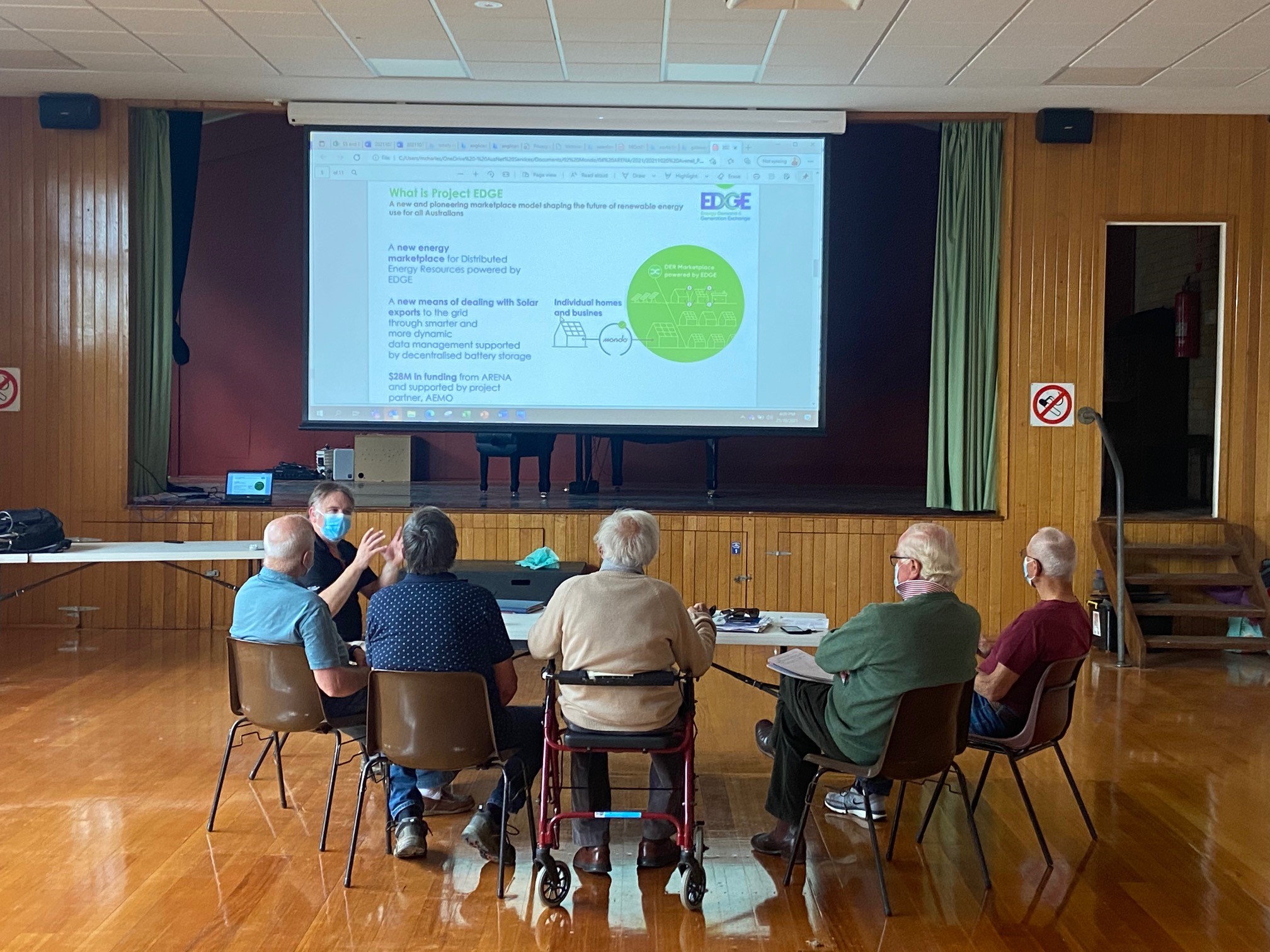 Big screen grows capacity of Avenel Memorial Hall - Strathbogie Shire