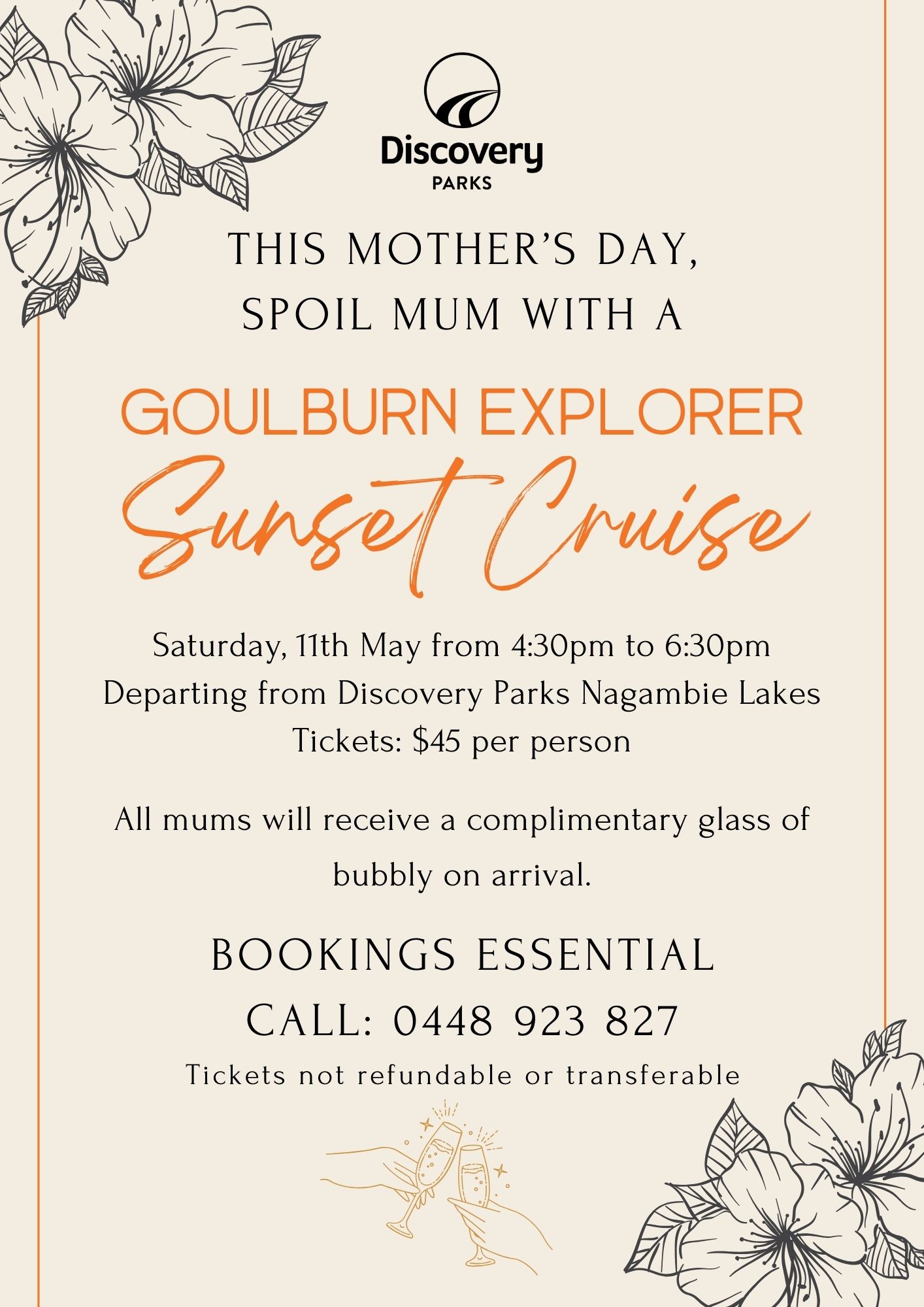 Goulburn Explorer Sunset Cruise for Mother's Day - Strathbogie Shire