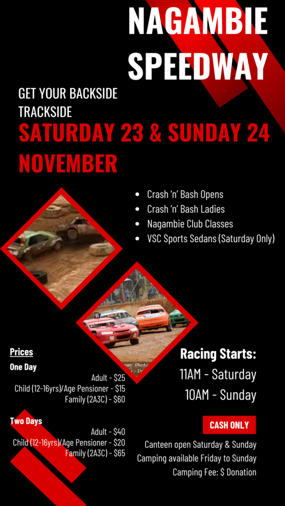 Car Racing at Nagambie Speedway - Strathbogie Shire