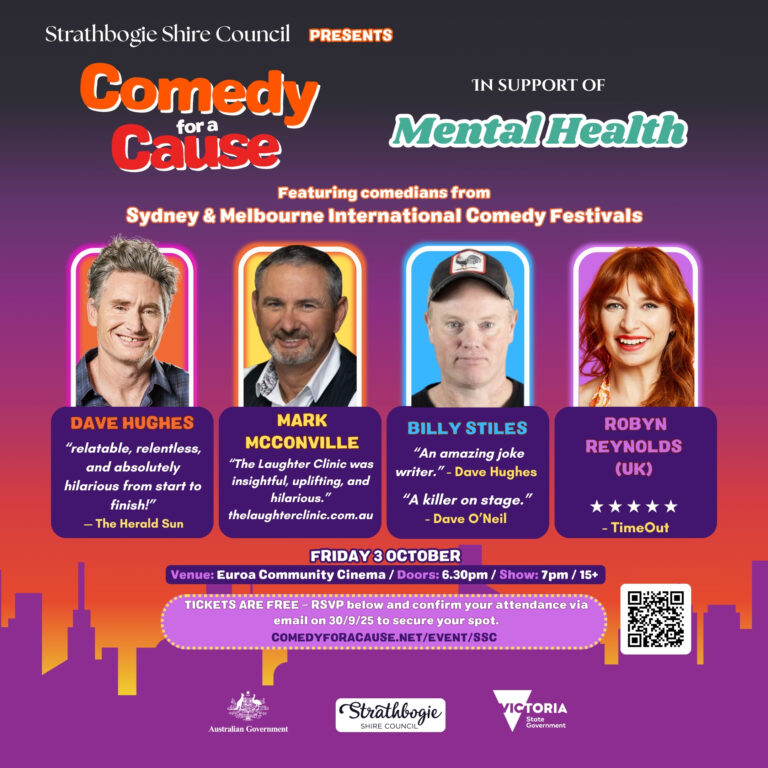 Comedy for a Cause Brings Laughter and Awareness to Euroa - Strathbogie ...